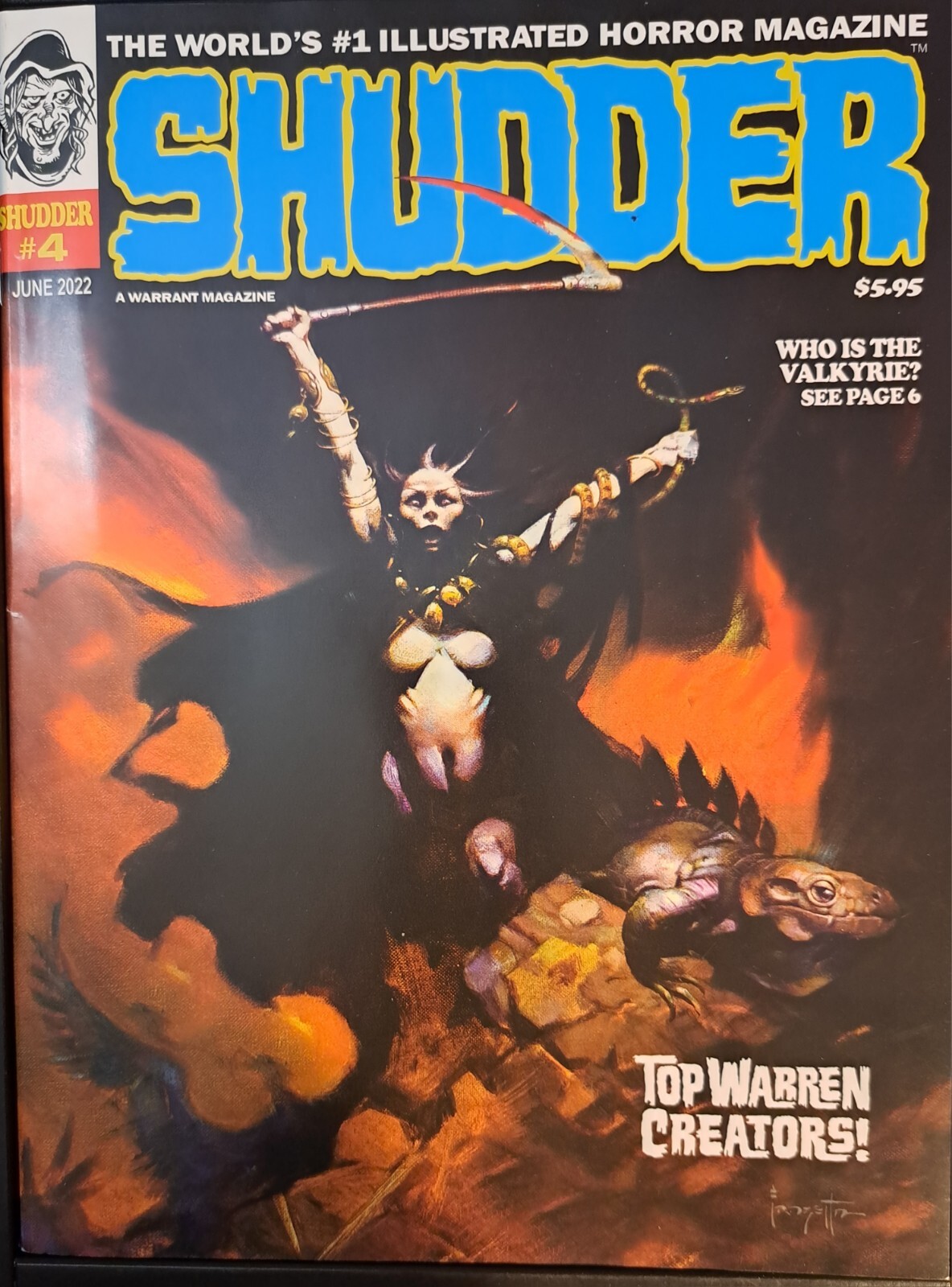 SHUDDER MAGAZINE #4 JUNE 2022 WARRANT PUBS - FORMERLY THE CREEPS | eBay