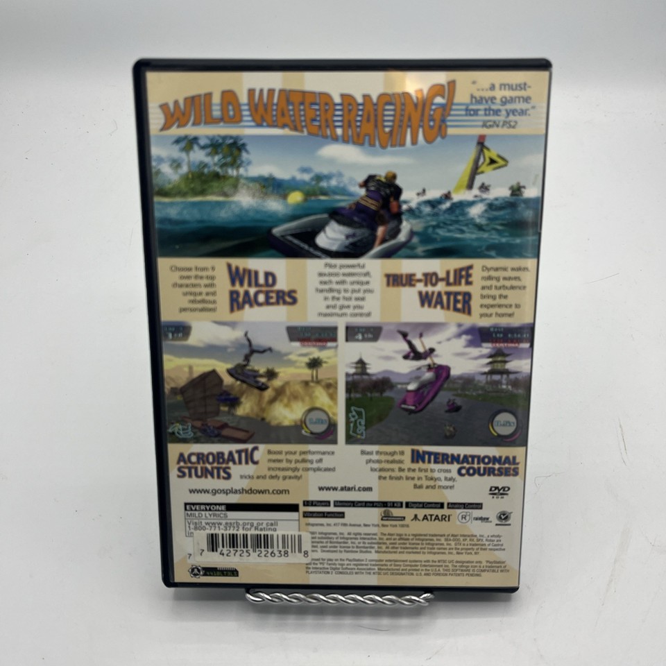 Splashdown PS2 PlayStation 2 - Complete CIB - Excellent condition | eBay