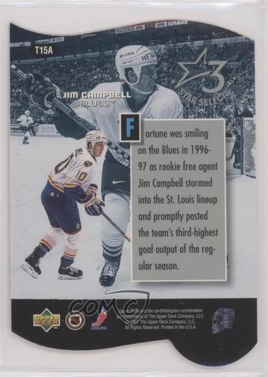1997-98 Upper Deck 3 Star Selects Jim Campbell #T15A | eBay