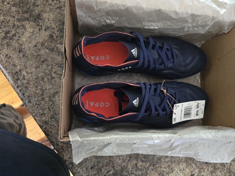 ADIDAS COPA SENSE.1 FG - NAVY BLUE/WHITE/BLUE RUSH (Size 9.5) GW4943 | eBay