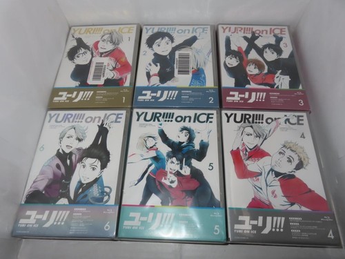 Yuri on Ice Blu-ray Complete Vol 1 to 6 Set Figure Skating Anime Series ...