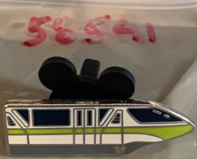 WDW DISNEY 2007 Hidden Mickey Series 2 Monorail Cockpit Lime PIN - PP ...