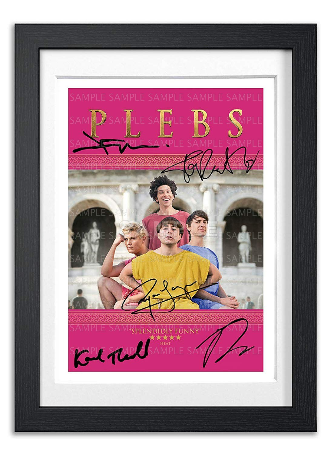 PLEBS CAST SIGNED POSTER TV SHOW SERIES SEASON PRINT PHOTO AUTOGRAPH ...