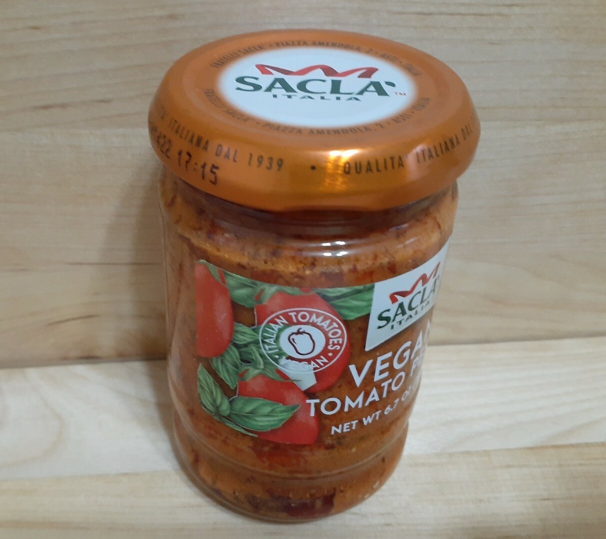 3 PACK Sacla Italia VEGAN Tomato Pesto 6.7oz sauce paste sunflower seed ...