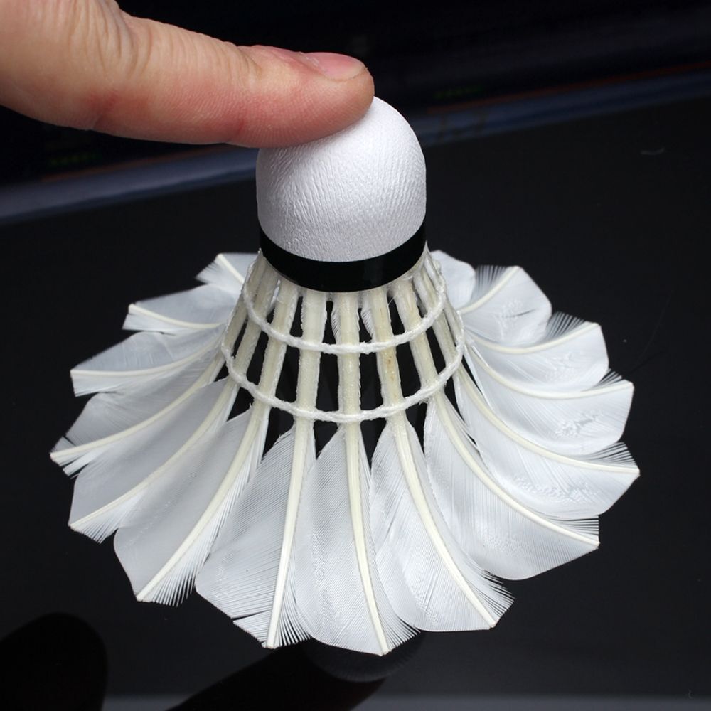 12 Pcs Gooes Feather Badminton Shuttlecocks Durable Badminton Ball AU ...