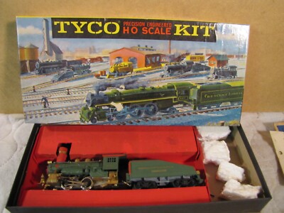 Vtg TYCO HO #7707 Prairie Steam Locomotive & Tender Kit 234-1600 ...