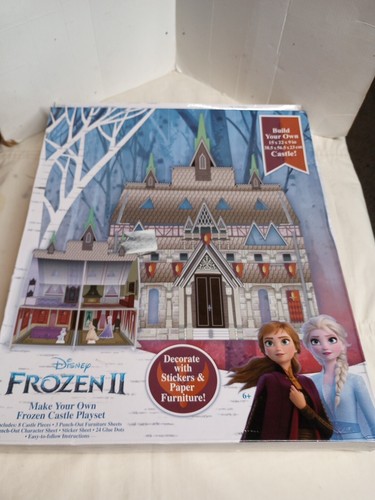 Disney Frozen 2 Make Your Own Frozen Castle Playset Cardboard Building ...