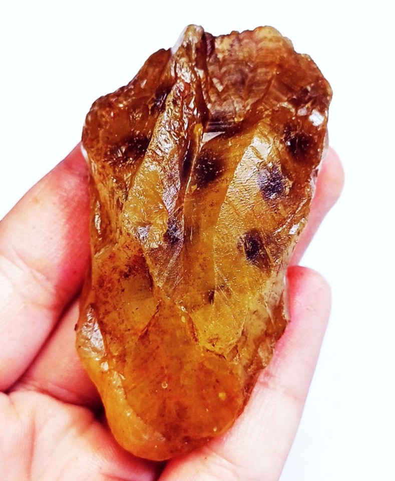 Natural Heliodor Yellow (Beryl) Rough 389.90 Ct Certified Loose ...