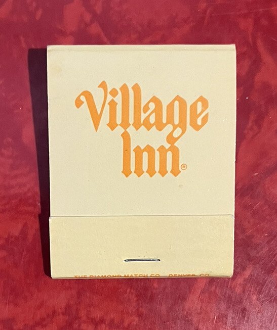VILLAGE INN RESTAURANTS VINTAGE MATCHBOOK | eBay