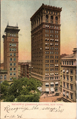 Postcard Broadway Chambers Building New York City 1906 | eBay