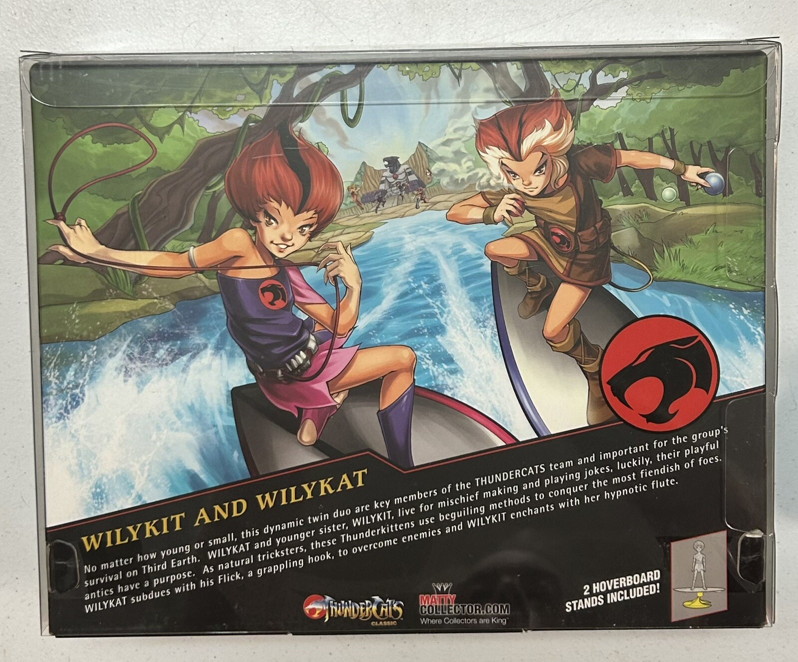 Matty Collector Mattel Thundercats Classics - Boxed Wilykit & Wilykat ...