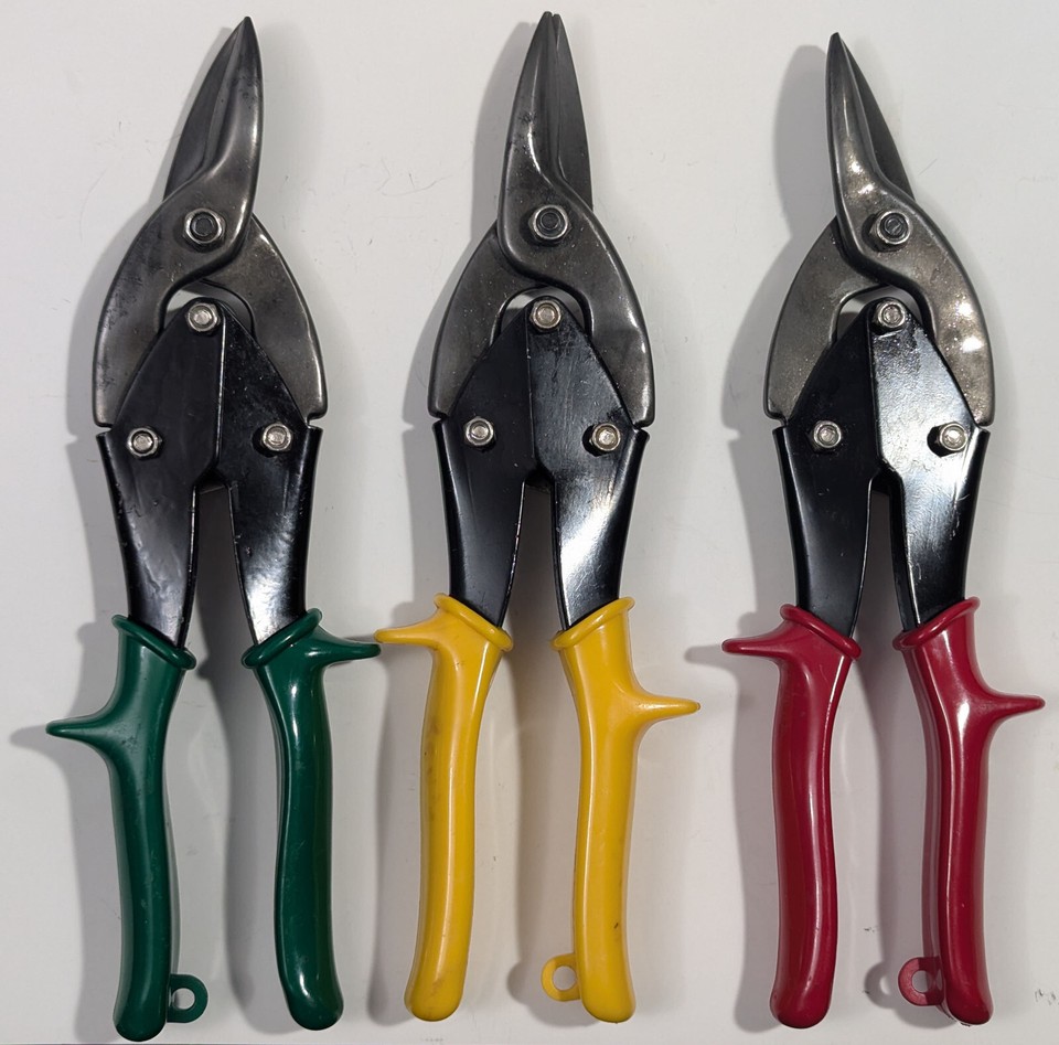 Columbian Straight Left and Right Cut Aviation Tin Snips Set 10" | eBay