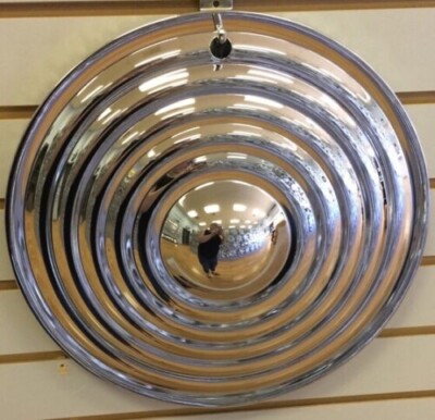 New 15" RIPPLE Starburst Style Chrome CUSTOM Hot Rat Rod Hubcap ...