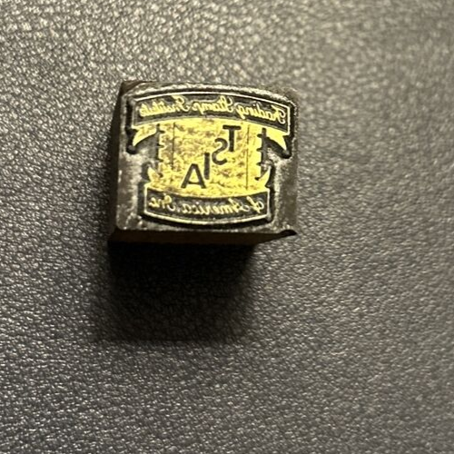 TSIA Trading stamp Institute of America-- vintage letterpress printing ...