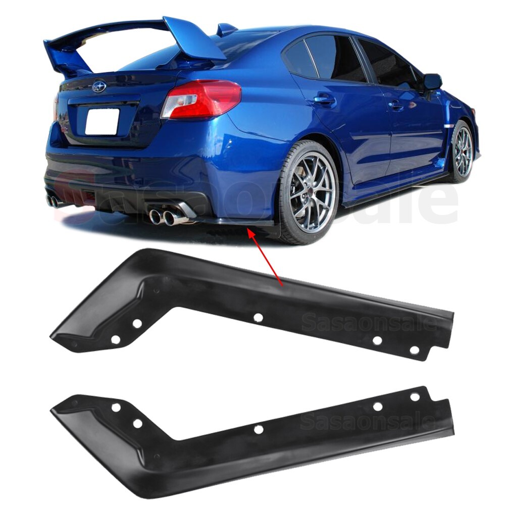 [SASA] Made for 2015-2018 Subaru WRX STi OE PU Rear Bumper Lip Aprons ...
