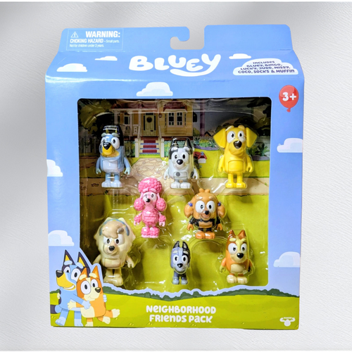 Bluey Neighborhood Friends 6-Figure Pack – Moose Toys – NIB | eBay