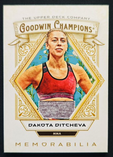 2025 Upper Deck Goodwin Champions RC Dakota Ditcheva Game Used Gary ...