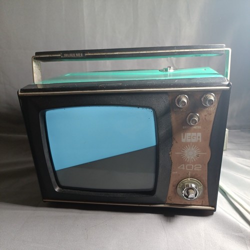 SHILJALIS Vega 402D Russian B&W TV Made in USSR in about 1978 ...