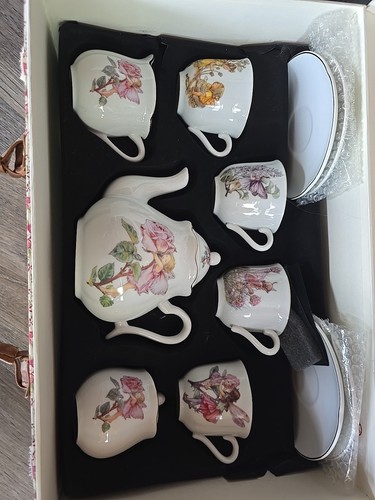 Child German Tea Set Fairie Wood Nymphs Pixies Garden 2010 Reutter Porcelain NIB | eBay