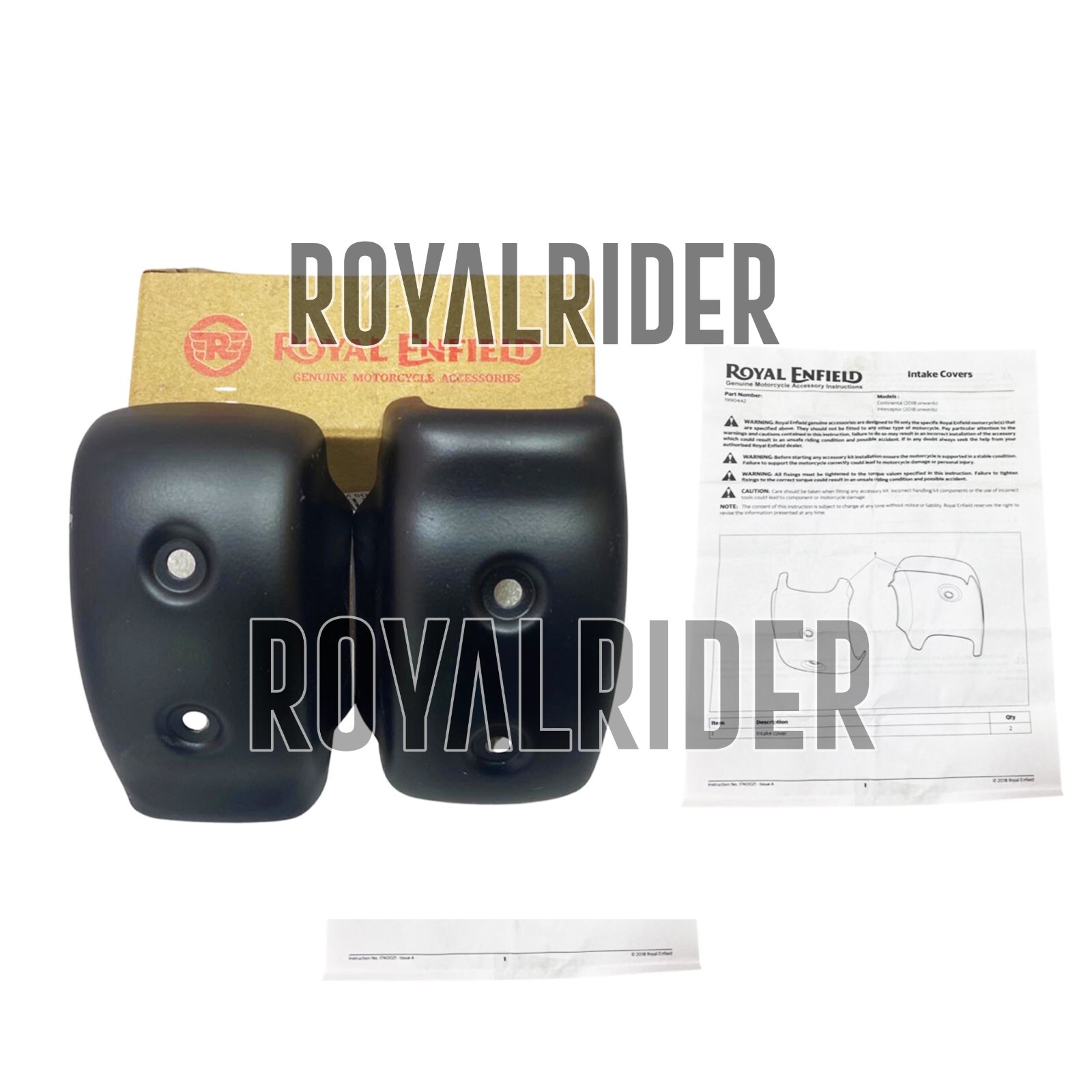 Royal Enfield "INTAKE COVER KIT" Interceptor 650 & GT 650 - EXPRESS ...
