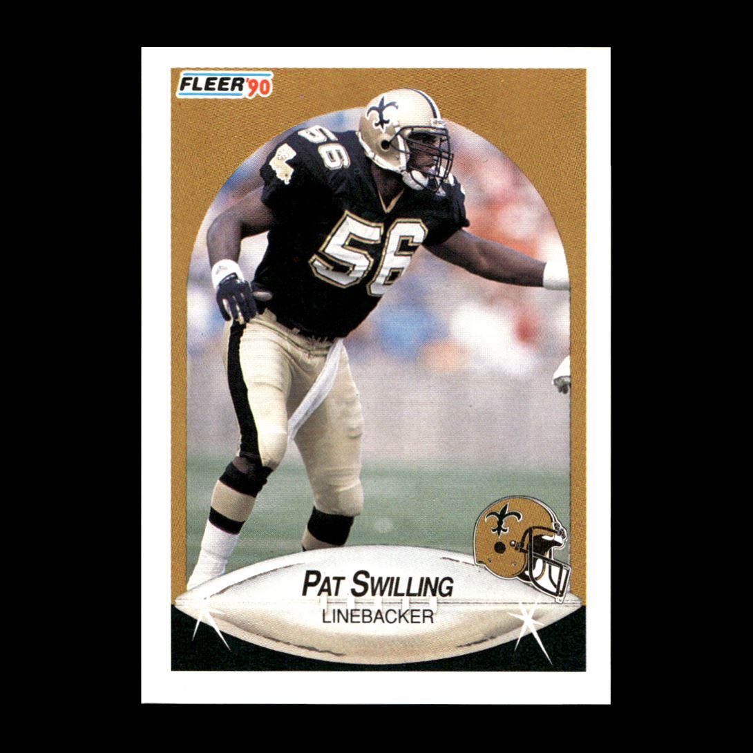 Pat Swilling 1990 Fleer New Orleans Saints #195 R325B 97 | eBay