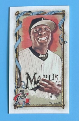 2023 Topps Allen & Ginter DONTRELLE WILLIS Marlins #321 Mini SP ...