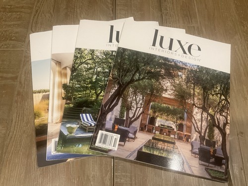 LUXE Interiors + Design magazines Bundle deal (5) just added Jan/feb ...