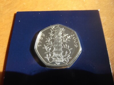 Genuine 1759 - 2009 Kew Gardens 2019 50p coin BUNC Brilliant ...
