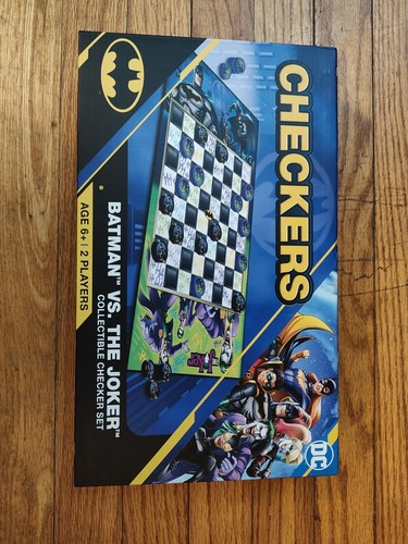 Batman Vs The Joker Collectible Checker Set New Factory Sealed ...