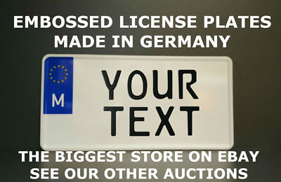 Malta US USA License Plate Number Plate Embossed Alu Custom Your Text ...