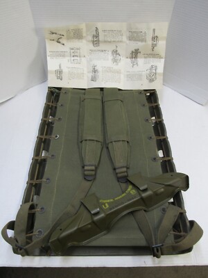 US WW2 Pack Board W/ Shelf Dated 1945 & 1944 W/ INSTRUCTIONS Original ...