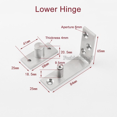 304 Stainless Steel Heavy Door Pivot Hinge Install Up&Down Invisible ...