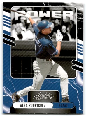 2021 Panini Absolute Power Alex Rodriguez Texas Rangers #PO-12 | eBay