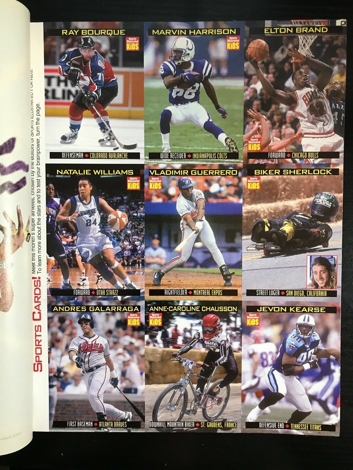 September 2000 Sports Illustrated For Kids NFL Preview 2000 Magazine ...