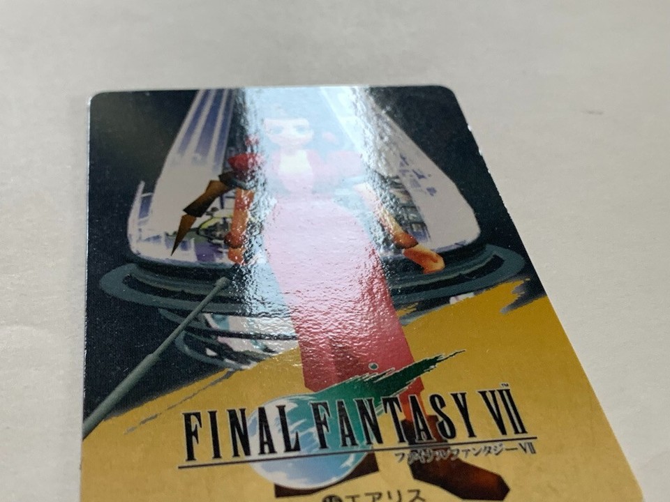 Aerith Gainsborough FINAL FANTASY VII FF7 SQUARE japanese card Japan No ...
