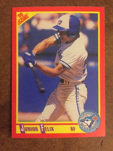 Junior Felix 258 Score 1990 MLB Baseball Trading Card | eBay
