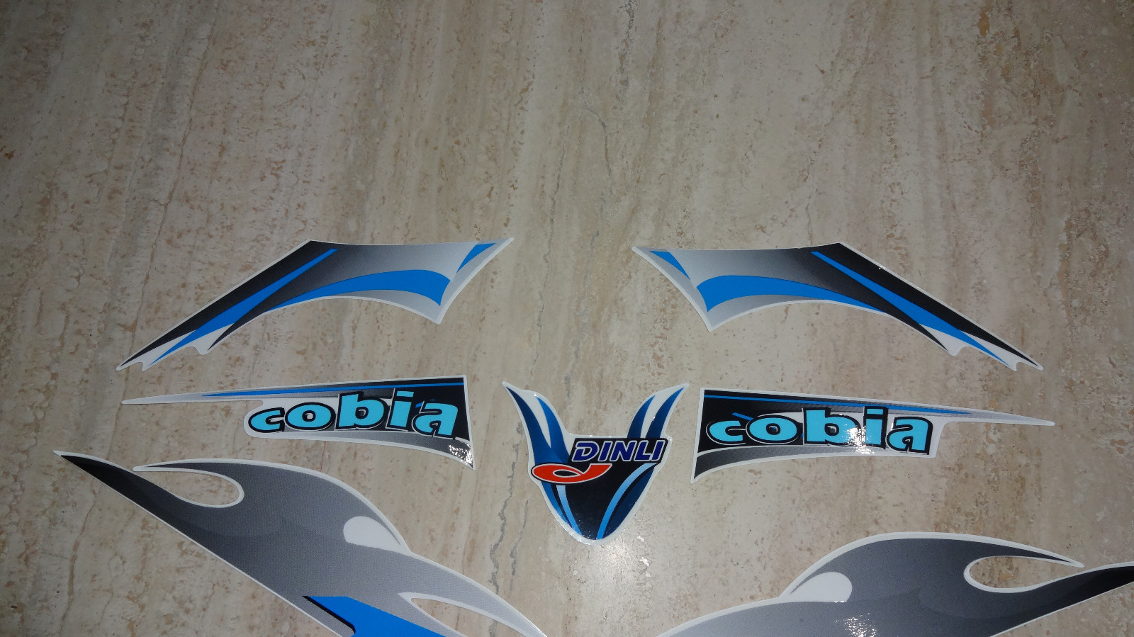 Dinli GENUINE 50cc OEM DL503 COBIA COMPLETE BODY DECAL STICKER KIT NEW ...