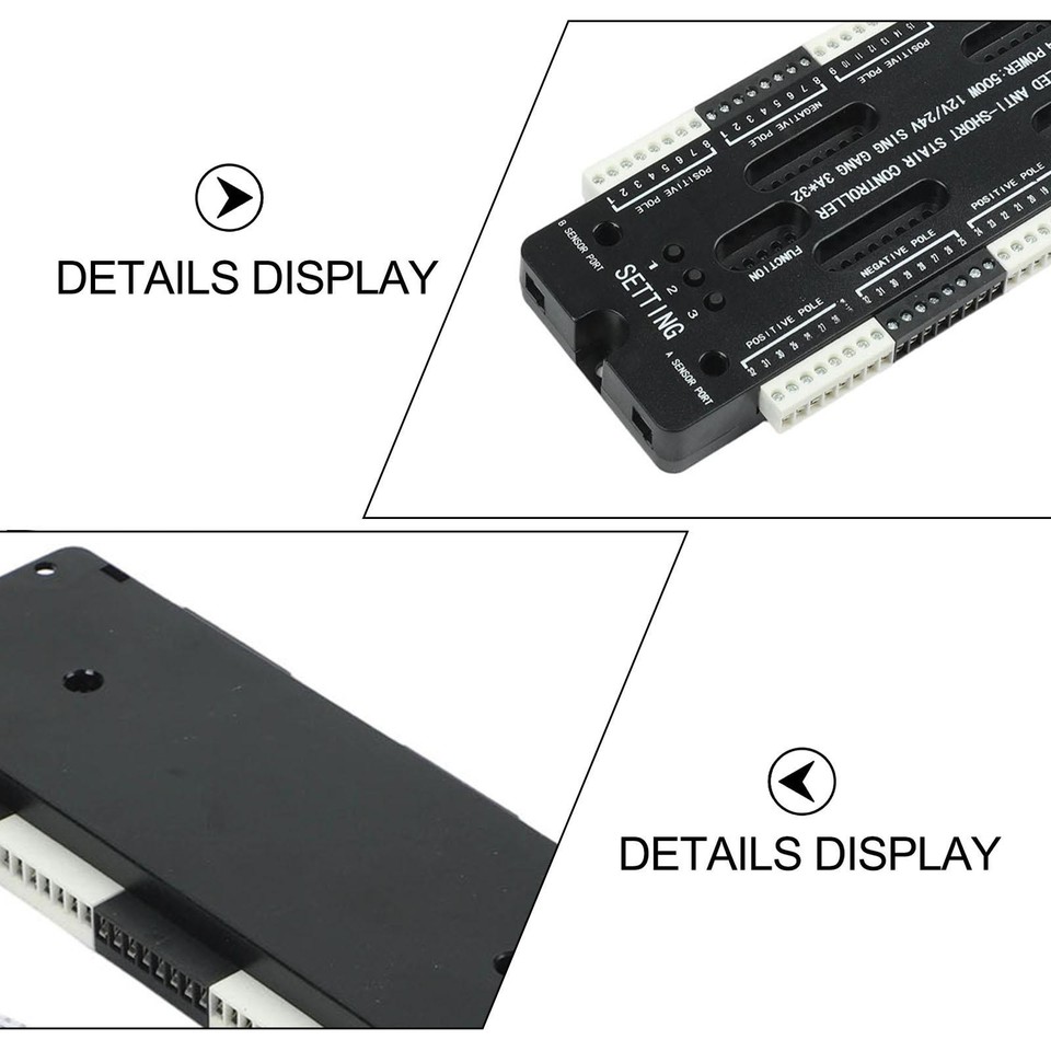 LED Stair Light Control Unit 32 Channels with Motion Sensor ...