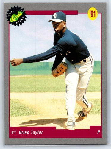 1991 Classic Draft Picks Brien Taylor Rookie New York Yankees RC #1 | eBay