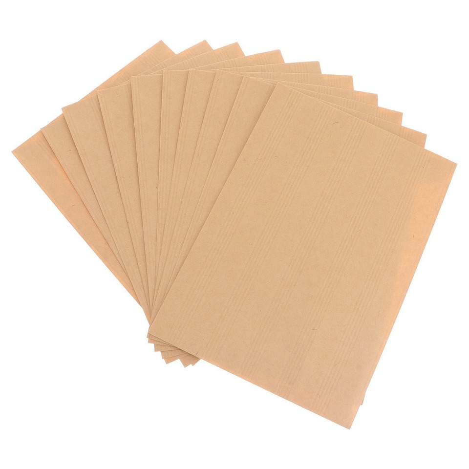 50 Pcs Plain Color Envelope Brown Paper Envelopes Kraft Letter Storage ...