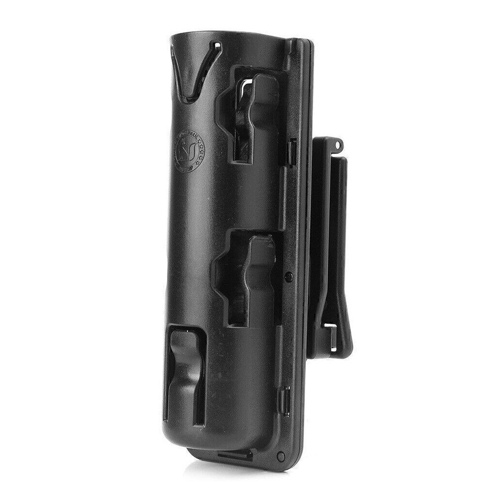 360' Rotation Retractable Baton Case Holster Black Holder Telescopic ...