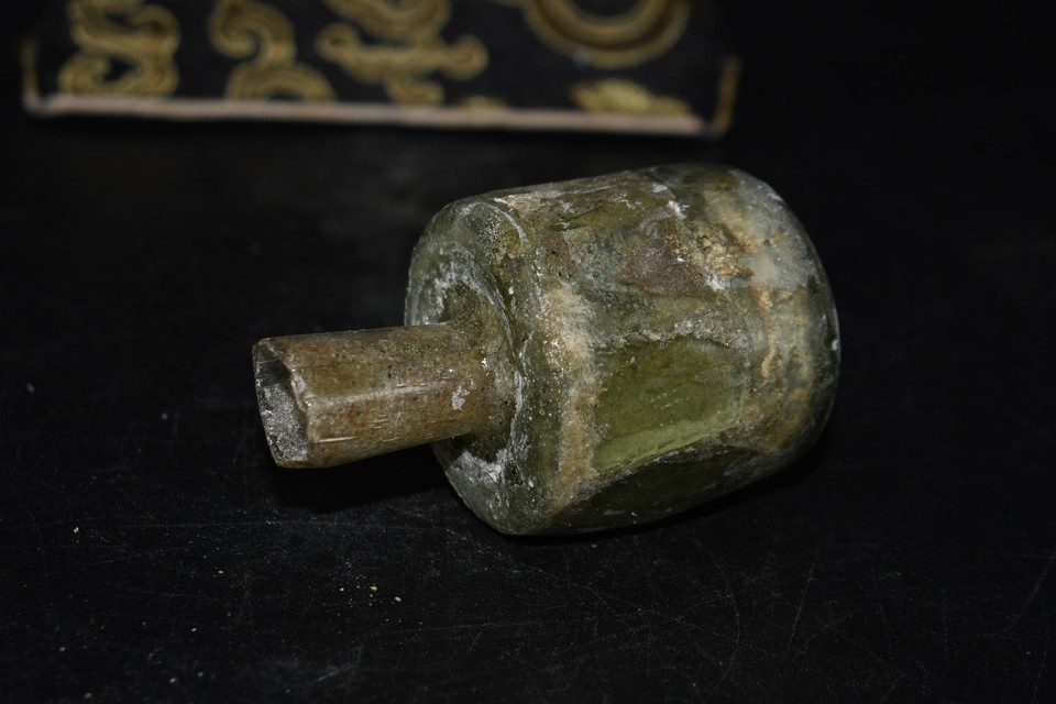 Ancient Roman Glass Bottle Container with Rare Shape from Middle East ...