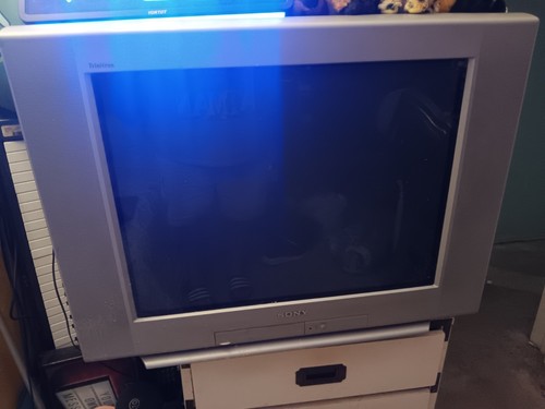 Sony Trinitron KV-27FS100 27” CRT TV Retro Gaming Component Input Light ...