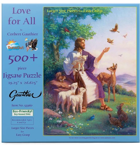 Suns Out Love for All 500 Large Piece Puzzle Art by Corbert Gauthier ...
