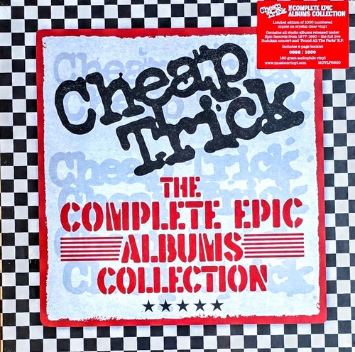 CHEAP TRICK COMPLETE EPIC ALBUMS - 180-GRAM CLEAR VINYL 14-LP BOXED SET " NEW " | eBay