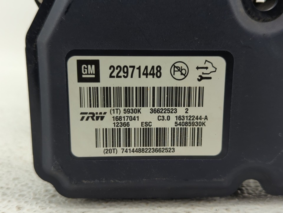 2013-2016 Chevrolet Malibu Abs Pump Control Module HYUKZ | eBay