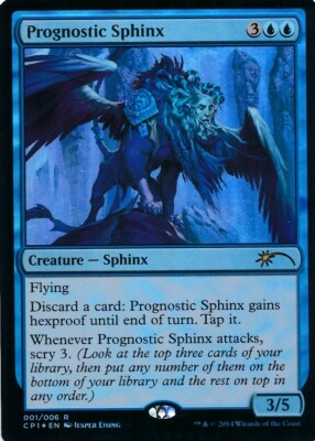 2013 WOC MAGIC THE GATHERING SINGLE FOIL CARD PROGNOSTIC SPHINX | eBay