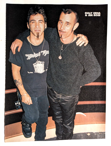 GODSMACK / SULLY ERNA WITH JIM ROSE / MAGAZINE FULL PAGE PINUP POSTER ...