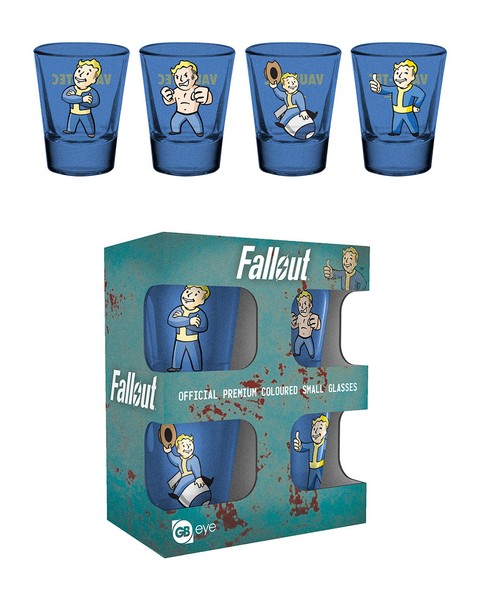 Fallout 4pk Premium Shot Glass Set Official Licensed Product for sale ...