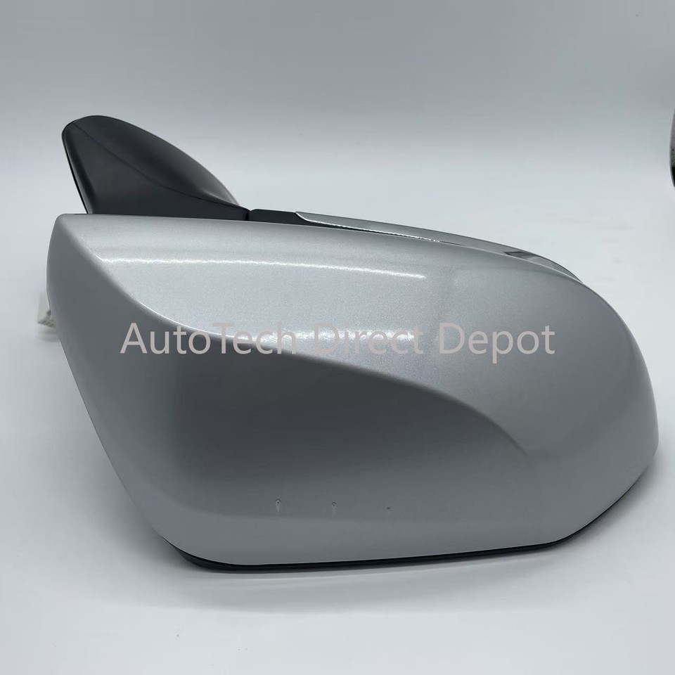 Silver Passenger Side Mirror with Heated Blind Spot for 2018-2024 ...